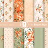 Floral Digital Paper, Shabby Chic Digital Paper Pack, Roses Scrapbook ...
