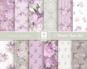 Purple Paper Pack | Etsy