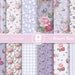 Rose Digital Paper, Shabby Chic Digital Paper Pack, Vintage Roses ...