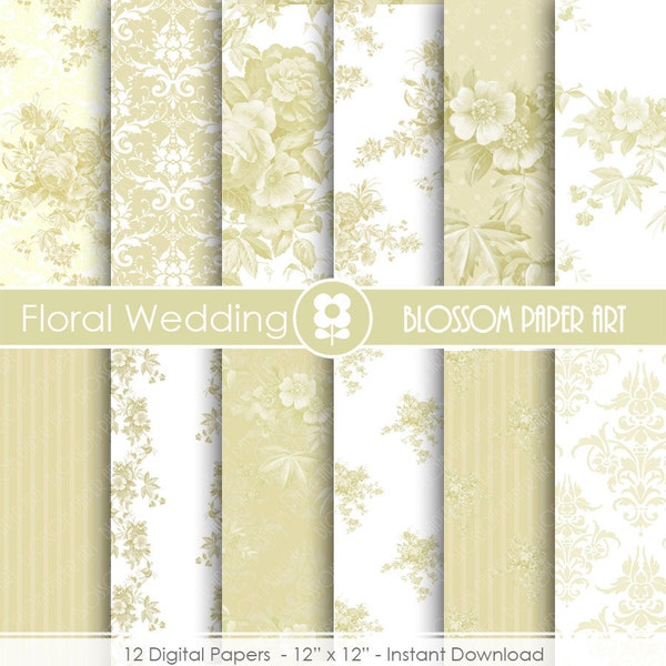 Damask Vintage Paper - Etsy