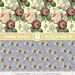 Blue and Yellow Floral Digital Paper, Vintage Roses Digital Paper Pack ...