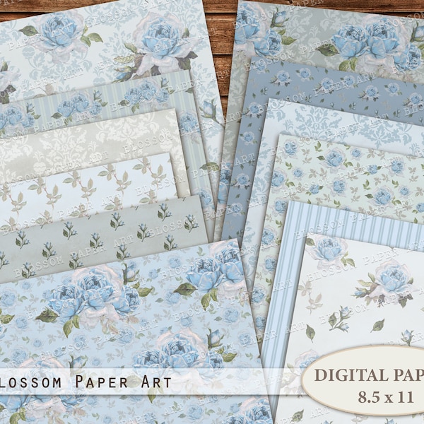 Vintage Rose Paper - Etsy