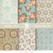 Scrapbook Paper, Vintage Digital Paper, Shabby Rose Collage Sheet, Junk ...