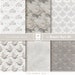 Digital Paper Shabby Chic Papers Gray Scrapbook Paper Roses - Etsy