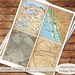 Vintage Maps, Printable Junk Journal Collage Sheet, Journaling Cards ...