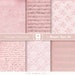Pink Vintage Paper, Old Texture Digital Paper for Junk Journal ...