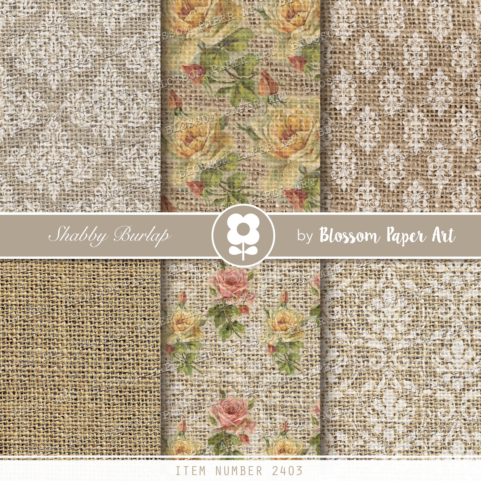 Burlap Digital Paper Burlap Textures Burlap Printable Images - Etsy