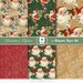 Christmas Digital Paper Vintage Christmas Digital Paper Pack, Christmas ...