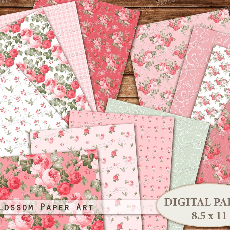 A4 Digital Paper - Etsy