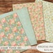 Floral Digital Paper Vintage Scrapbook Paper A4 85x11 - Etsy