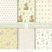 Vintage Baby Digital Paper, Nursery Scrapbook Paper, Nursery Animals ...