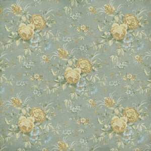 Vintage Digital Paper, Green Floral Paper for Junk Journal, Victorian ...