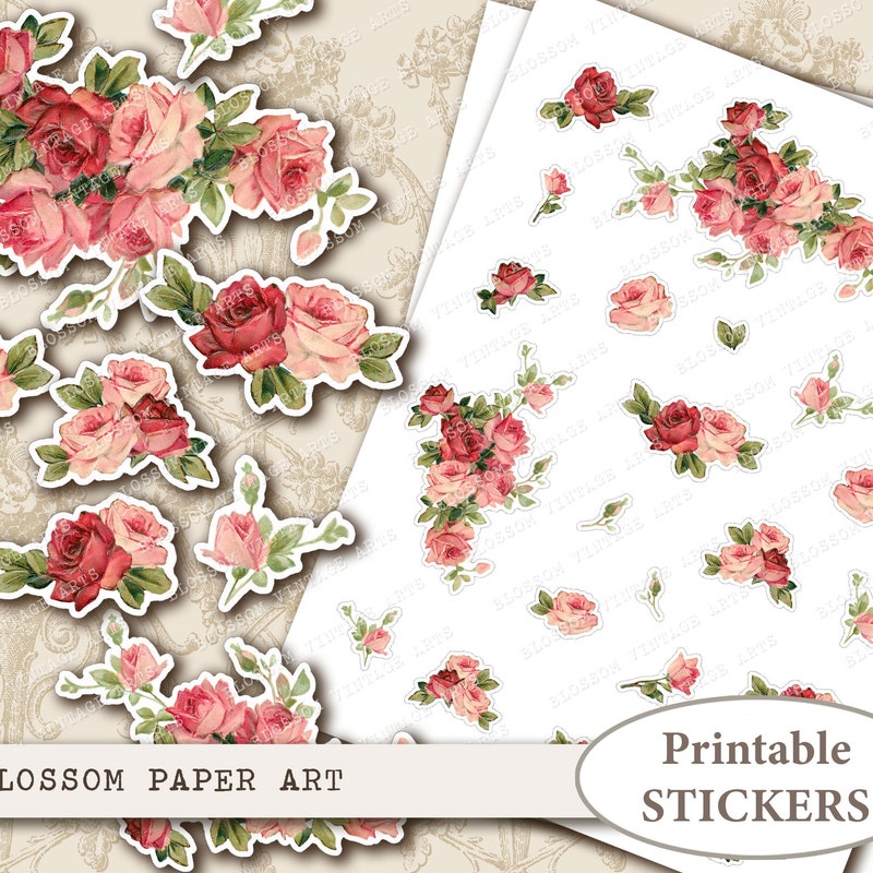 Stickers rosa - Etsy México