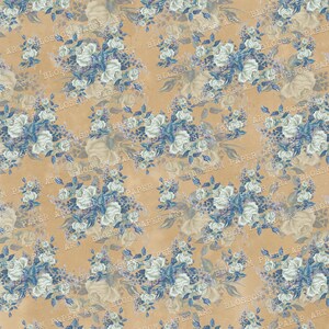 Blue Digital Paper, Scrapbook Paper, Old Texture Collage Sheet, Junk ...