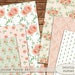 Floral Digital Papers, Roses Digital Paper Pack, Scrapbook Paper ...