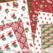 Vintage Christmas Digital Paper, Christmas Digital Download Paper Pack ...