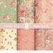 Rose Digital Paper, Floral Digital Paper Pack, Victorian Roses, Wedding ...