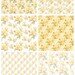 YELLOW ROSES Digital Paper, Floral Digital Paper Pack, Victorian Roses ...