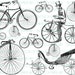 Vintage Bicycles Digital Collage Sheet Printable Bicycles - Etsy