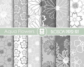 Grey Paper Pack | Etsy