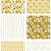 Yellow Digital Paper, Floral Digital Paper Pack, Floral Digital ...