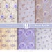 Vintage Digital Paper Vintage Roses Blue Digital Paper Pack - Etsy
