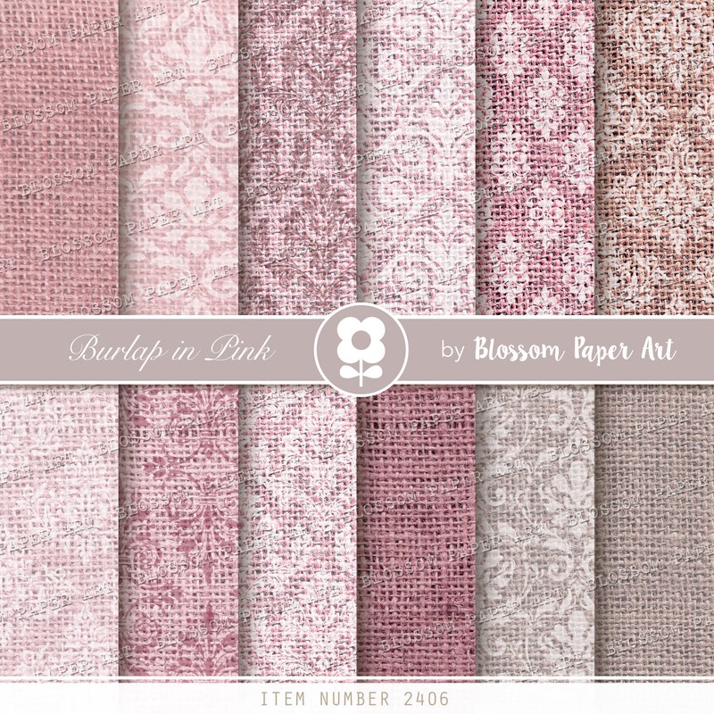 Burlap Digital Paper - Etsy