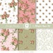 PINK Rose Floral Digital Paper, Floral Digital Paper Pack, Vintage ...