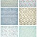 Rose Digital Paper VINTAGE Blue Floral Digital Paper Pack, Pink Roses ...