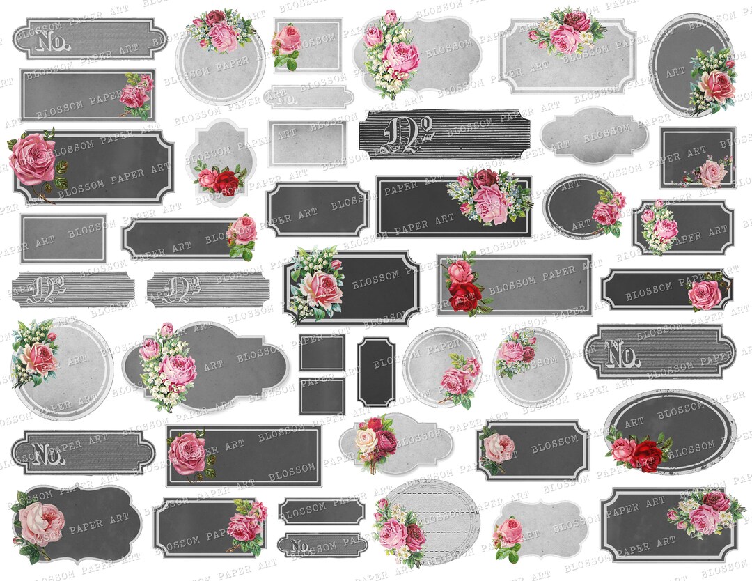 Chalk Labels, Printable Chalkboard Tags, Printable Labels for Jars, for ...