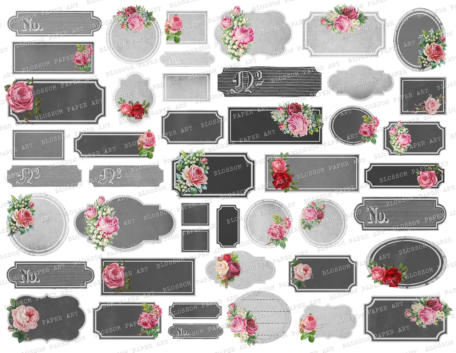 Chalk Labels Printable Chalkboard Tags Printable Labels for - Etsy