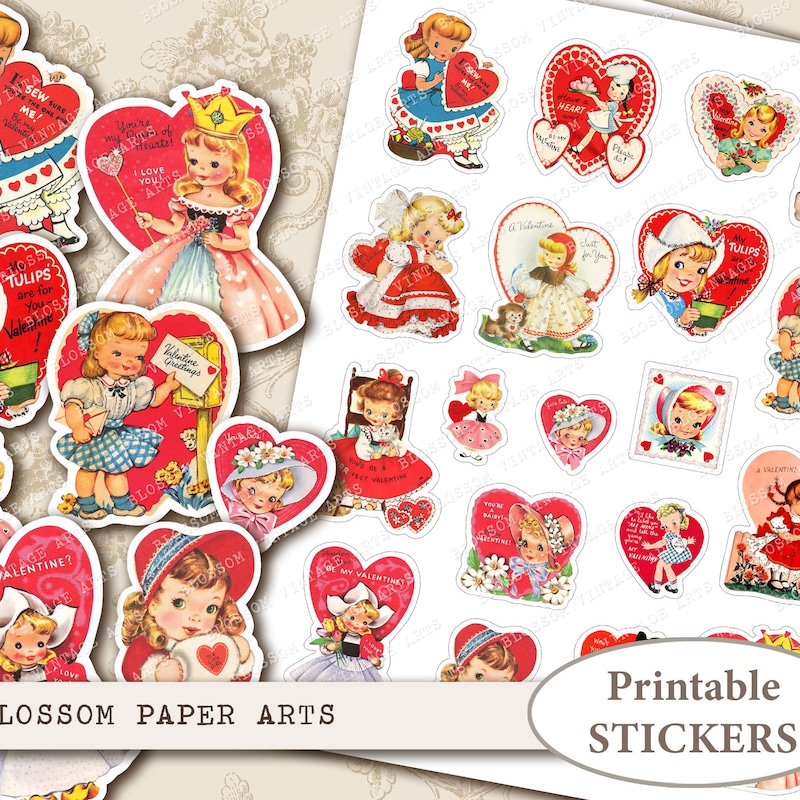 Vintage Stickers - Etsy