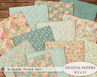 A4 Digital Paper | Etsy