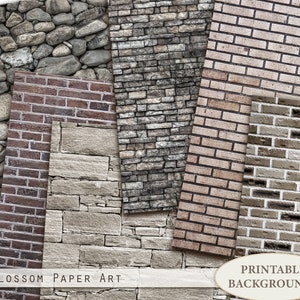 Bricks Backgrounds Wall Textures Wall Stones Printable Backgrounds ...