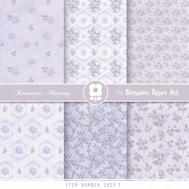 Vintage Digital Paper Shabby Chic Digital Paper Pack Roses - Etsy