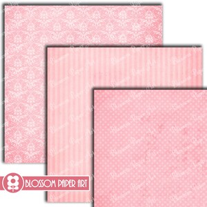 Digital Paper, Texture Pink Old Digital Paper Pack, Scrapbooking Paper ...
