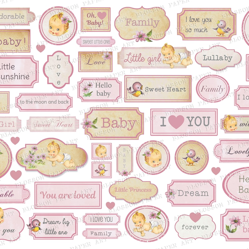 Baby Clothes Sticker Sheet - Etsy