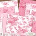 Pink Rose Digital Paper Floral Digital Paper Pack, Pink Wedding Vintage ...