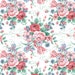 Victorian Rose Digital Paper, Pink and Blue Floral Digital Paper ...