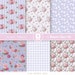 Rose Digital Paper Shabby Chic Digital Paper Pack Vintage - Etsy