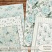 Vintage Digital Paper Shabby Chic Digital Paper Pack Mint - Etsy