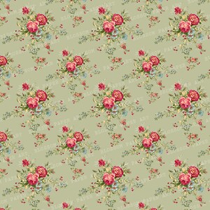 Floral Digital Paper, Roses Digital Paper Pack, Wedding, Scrapbooking ...