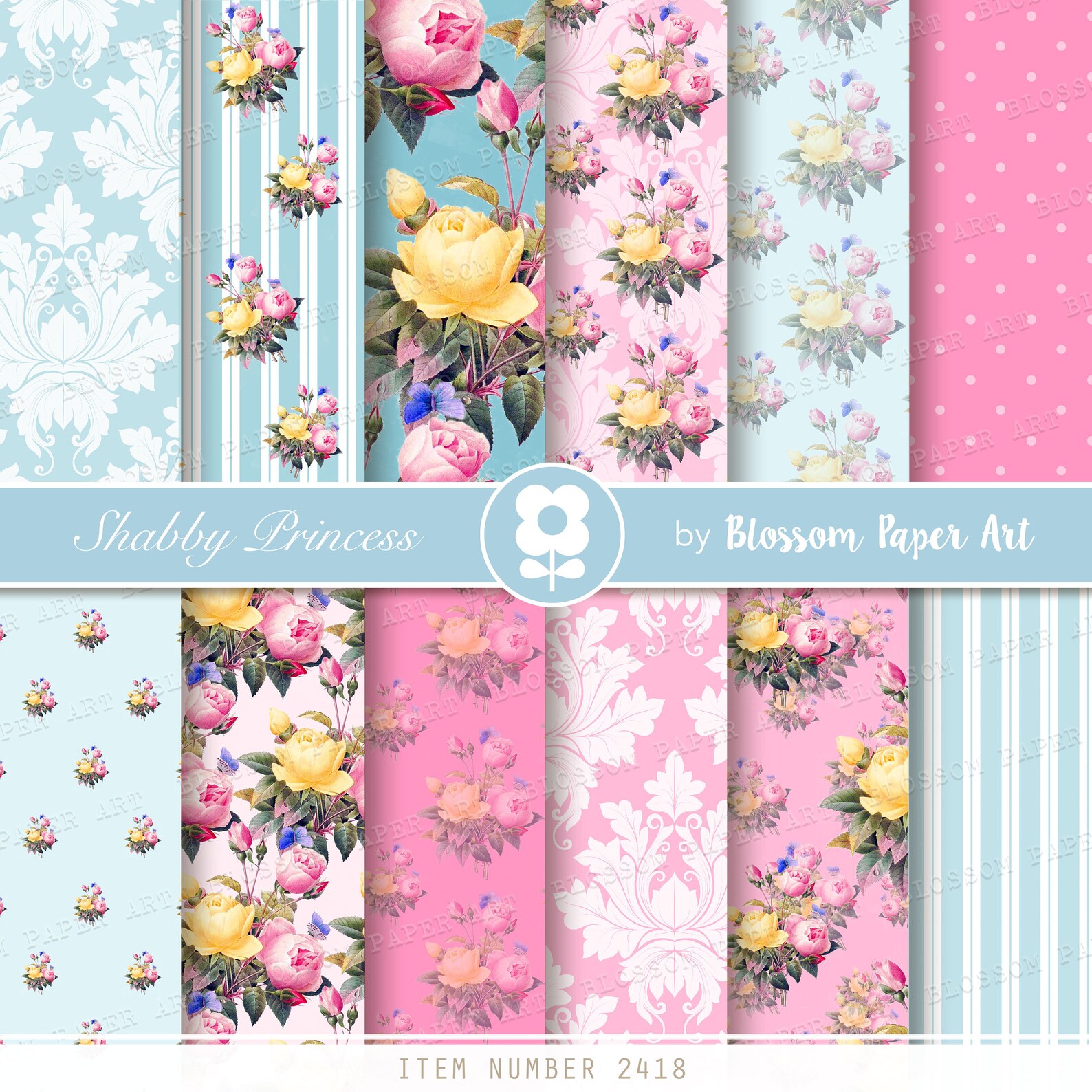 Floral Digital Paper Vintage Roses Digital Paper Pack Maroon - Etsy