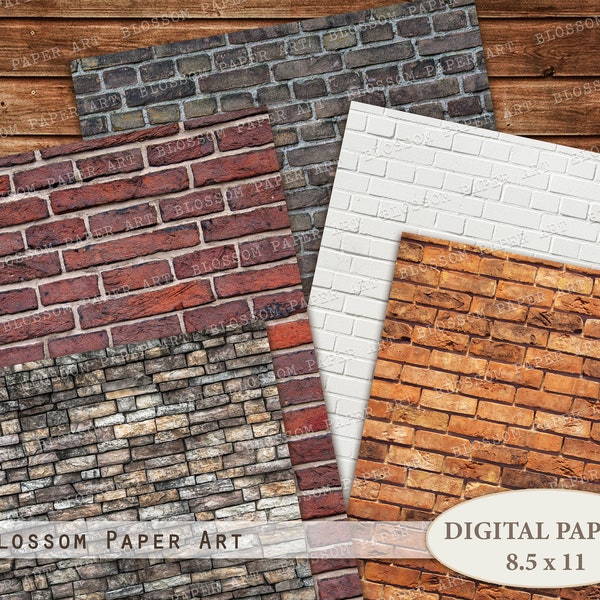 Printable Bricks - Etsy