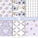 FLORAL Digital Papers Purple Scrapbook Paper Pack Digital - Etsy
