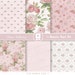 Digital Paper, Shabby Chic Digital Paper Pack, Roses Scrapbook Collage ...