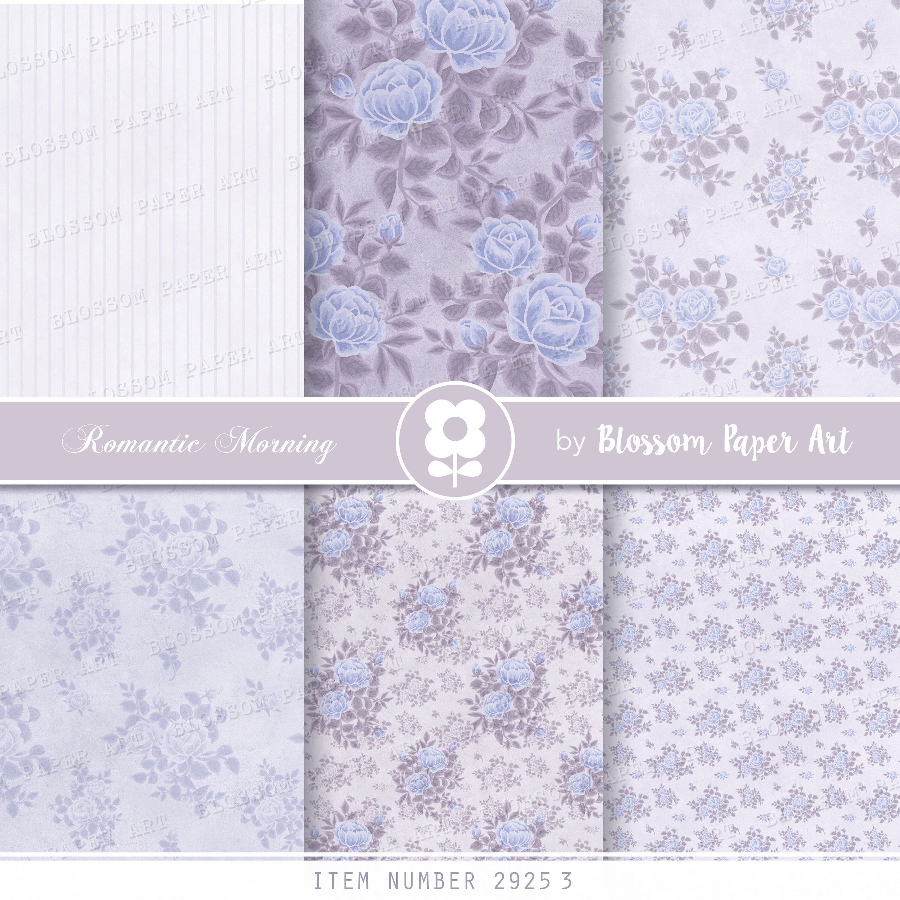 Vintage Digital Paper Shabby Chic Digital Paper Pack Roses - Etsy