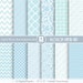 Light Blue Digital Backgrounds Digital Papers, Light Blue Textures ...