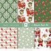 Vintage Christmas Digital Paper, Christmas Digital Download Paper Pack ...