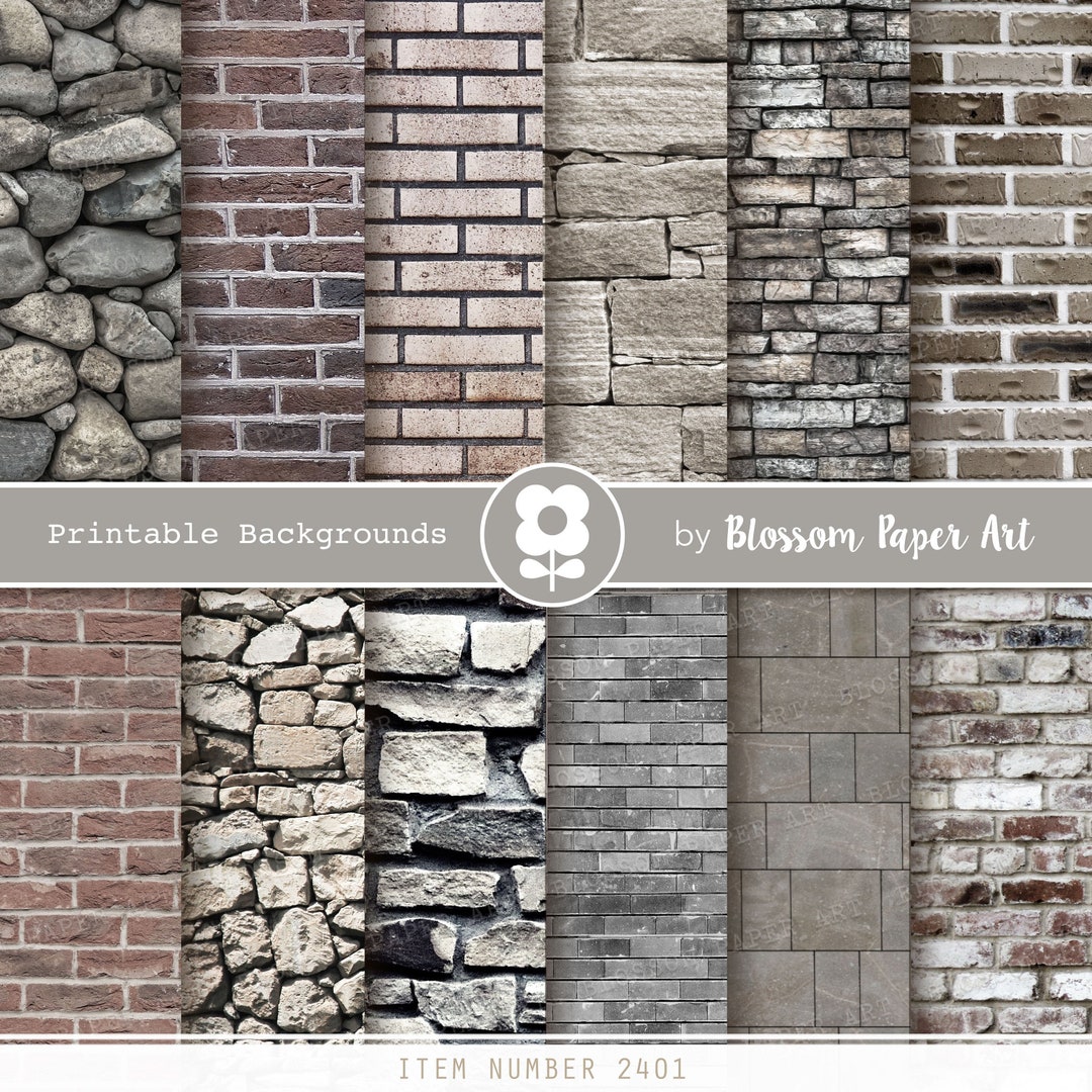 Bricks Backgrounds Wall Textures Wall Stones Printable Backgrounds ...
